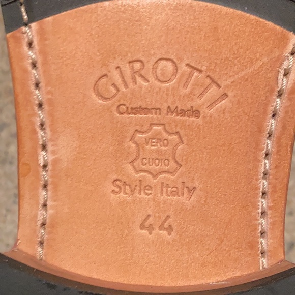 Girotti | Shoes | Mens 44 1 Us Handmade Girotti Cinnamon Suede Penny ...